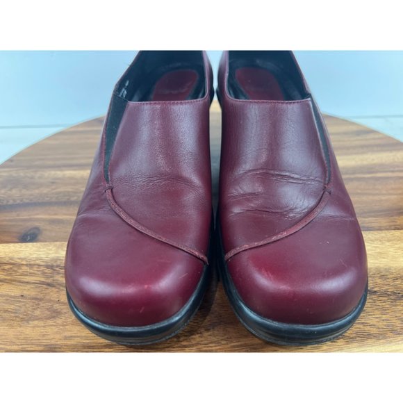 Dansko | Shoes | Dansko Red Leather Loafers Size 9 39 Eur | Poshmark